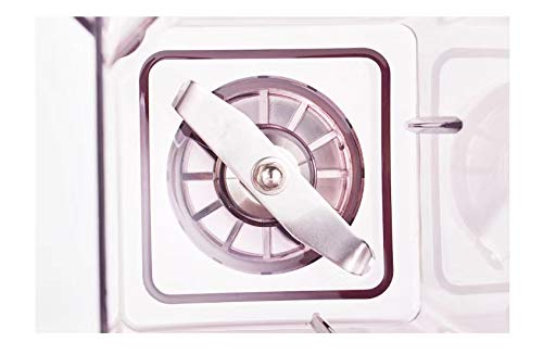 OYSTERBOY Premium Quality Replacement Parts Compatible for Blendtec Jar 90 oz 3 Quarts Professional/Commercial Grade Blender Jar with Stainless Steel Blade, Gripped Vented Lid, BPA-free, Grey