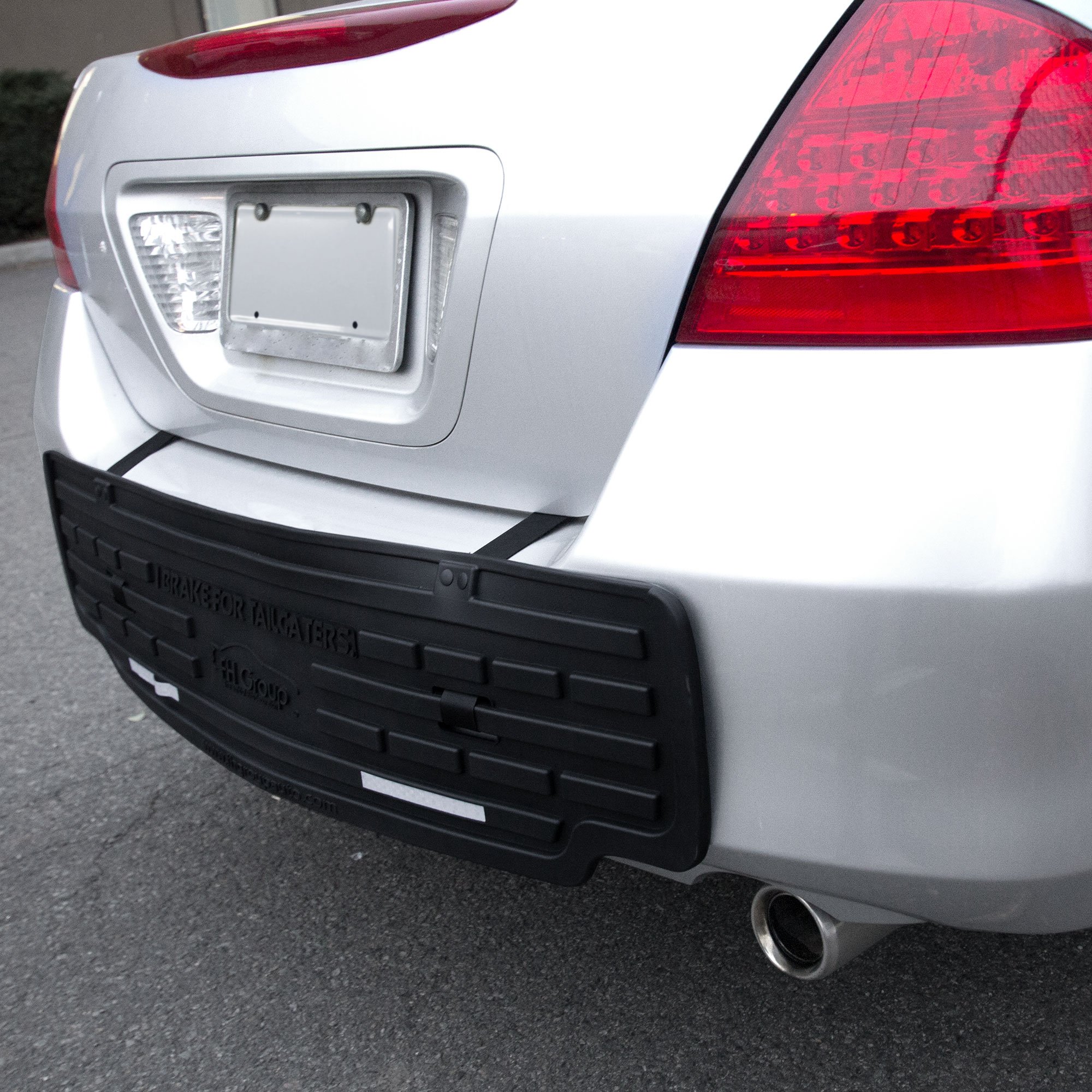 Fh Group Universal Fit Rear Bumper Guard Protection Bumperbutler for Cars, Suvs, Vans, and Trucks Black