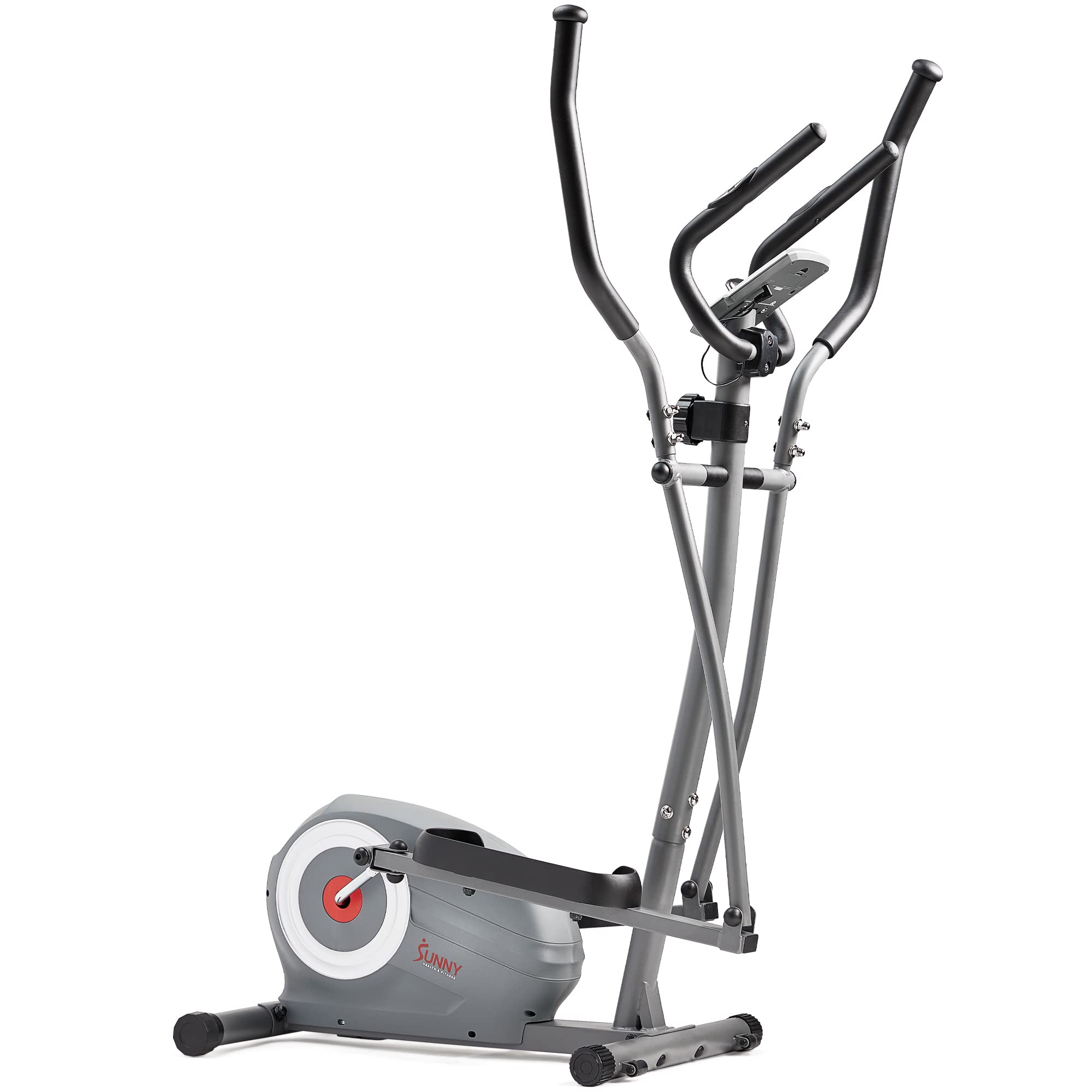 Sunny Health & Fitness Essentials Series Smart Elliptical Trainer with Exclusive SunnyFit® App Enhanced Bluetooth Connectivity - SF-E322002