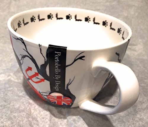 Portobello By Inspire Halloween Dachshund Little Devil Fine Bone China Mug