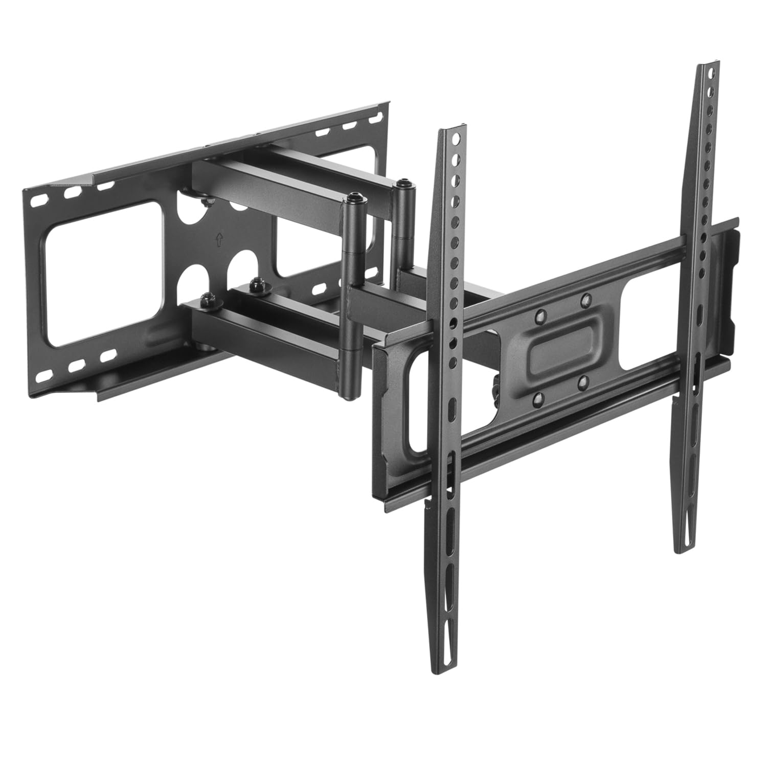 Premium Mount - Heavy Duty Dual Arm Articulating TV Wall Mount Bracket for LG 65" Class QNED80 URA Series 4K UHD Smart webOS 23 w/ThinQ AI TV 65QNED80URA Tilt & Swivel with Reduced Glare - Buy Smart!