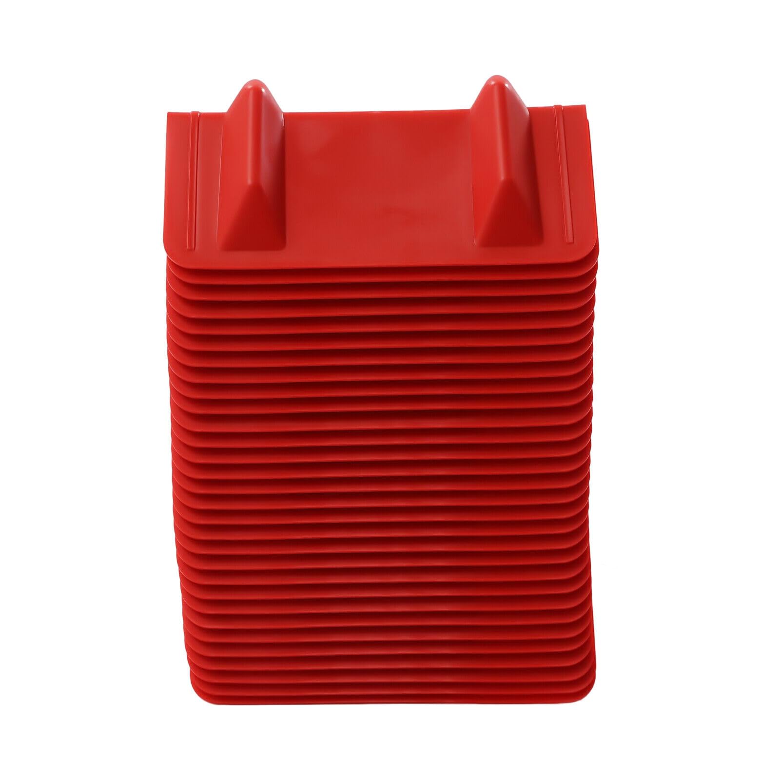 Corner Edge Protector, 30 Pack Red PP V Shaped Tie Down Strap Guards Bumper Cargo Load Flatbed Truck