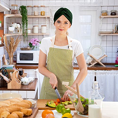17 Pack Stretchable Polyester Turban Head Cover Twisted Pleated Headwrap By Ever Fairy (Style A)