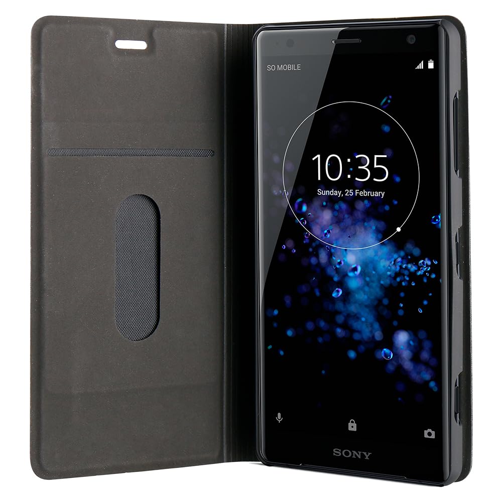 Roxfit Sony Xperia XZ2 Standing Book Case (Black)