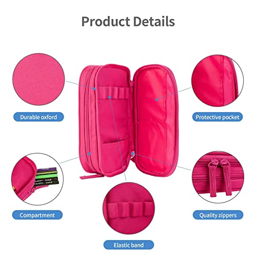 Axolotl Pencil Case Pencil Pouch Pencil Box Pencil Bag Pencil Holder Large Capacity Pen Case Pen Box For Boys Girls Pink One Size
