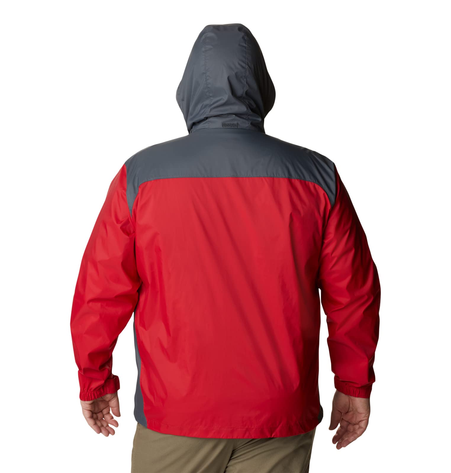 Columbia Men's Glennaker Lake Rain Jacket, Mountain Red/Graphite, Medium