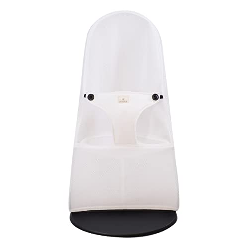 JYOKO Kids Cover Liner Compatible with Baby Bouncer Babybjorn Soft, Balance, Bliss and Mini (Replace The Original) (White)