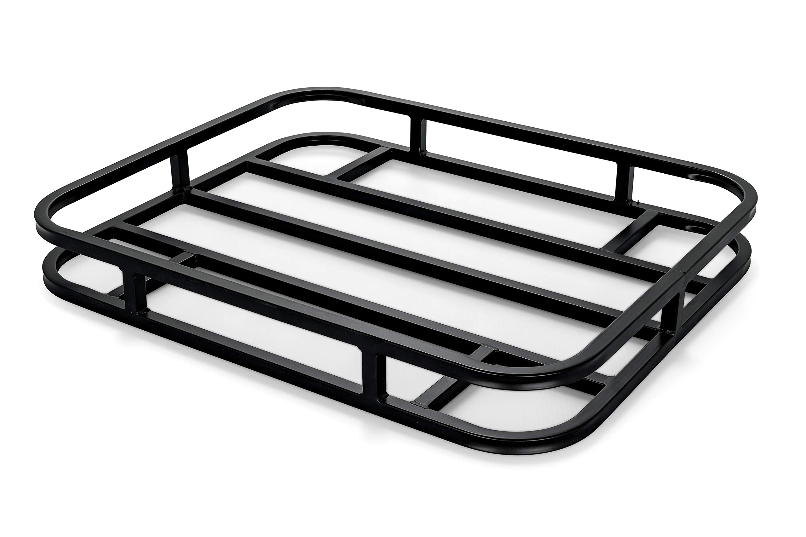 Camco Eaz-Lift RV Bumper Mounted Cargo Carrier - Perfect for Carrying Cargo on The Back of Your RV - Fits 4-inch and 4-1/2-inch Bumpers - Mounting Hardware Included (48470), Black
