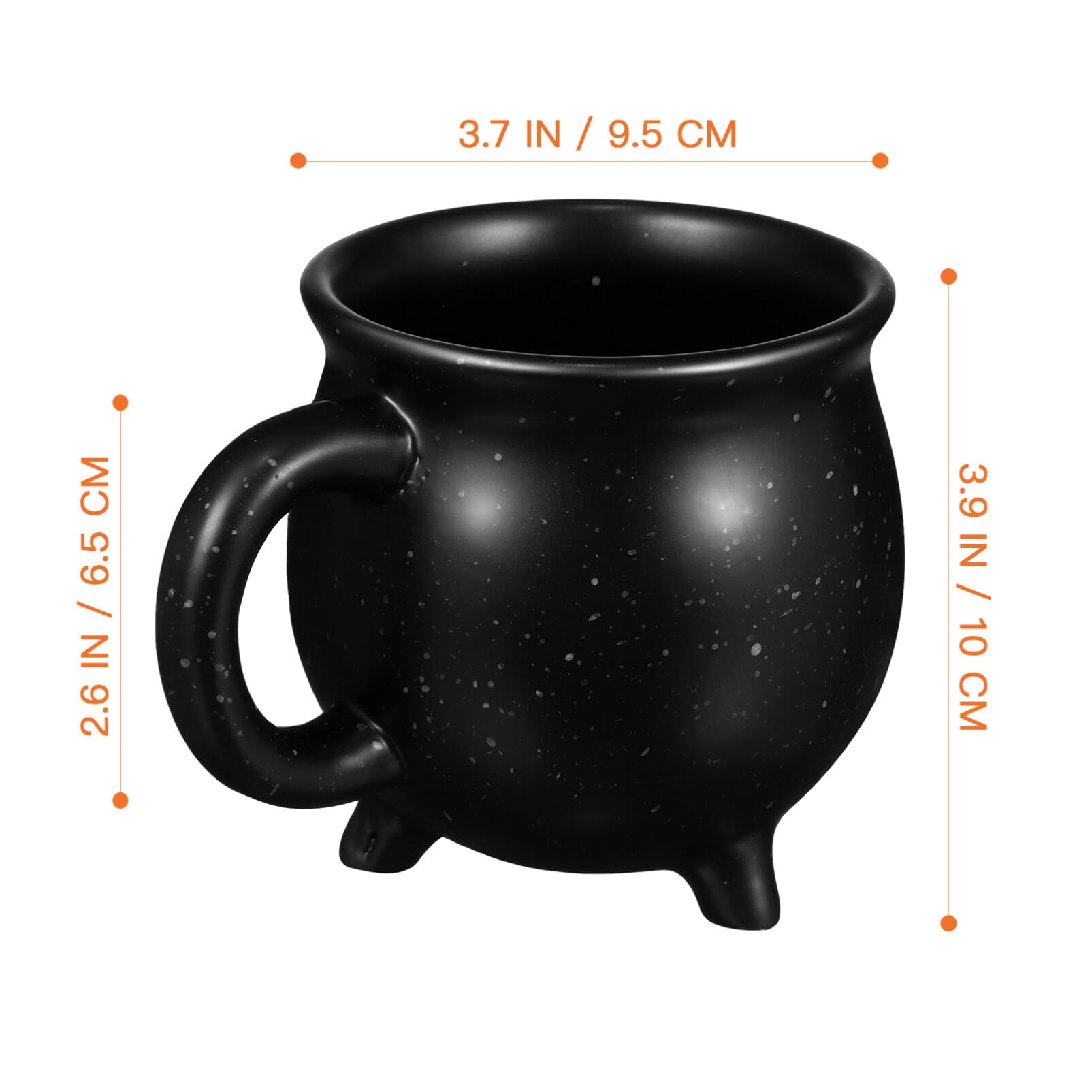 Healeved Halloween Cauldron Mug Halloween Coffee Mug Witches Brew Mug 450ml Ceramic Coffee Cup Witch Mug Cauldron Coffee Mug Milk Mug Novelty Halloween Mug