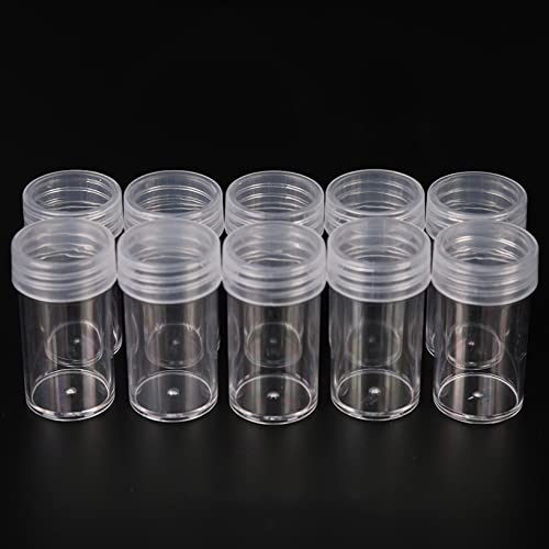 Bulk Diamond Painting Storage Container, 2/10/20/60/90 Transparent Bottles, Bead Storage Organizer for Crystal Bead