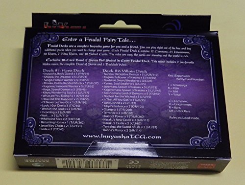 InuYasha Feudal Warfare 2 Player Starter Deck NEW Score Trading Card Game TCG .HN#GG_634T6344 G134548TY56263