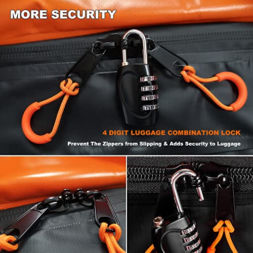 Morkot Hitch Mount Cargo Carrier Bag 100% Waterproof 20 Cubic Feet (59" L 24" W 24" H) Include 8 Reinforced Straps Zipper Lock Fits Car Truck SUV Vans with Basket Hitch Mount