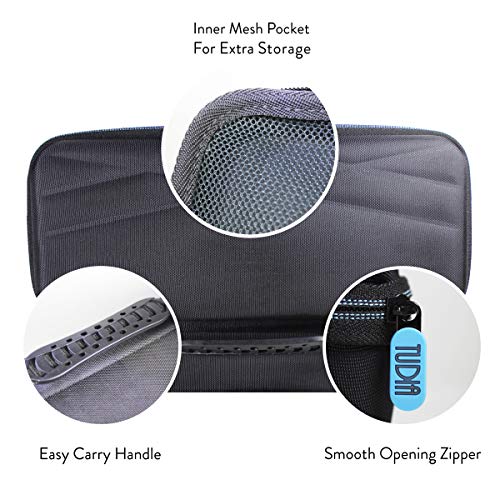 TUDIA EVA Empty Carrying Hard Storage Case Organiser for Writing Stationery Tools/Pens/Pencils/Markers with Hand Carry Handle [CASE ONLY]