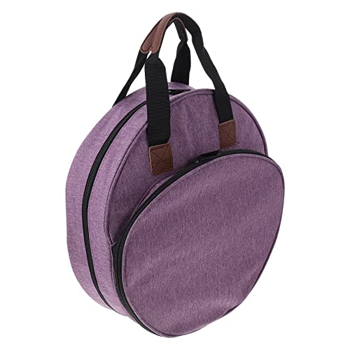 Embroidery Storage Carrying Bag Case: Portable Sewing Hoops Bag Cross Stitch Tools Kits Supplies for Embroidery Project Crochet Hooks Needles Yarns
