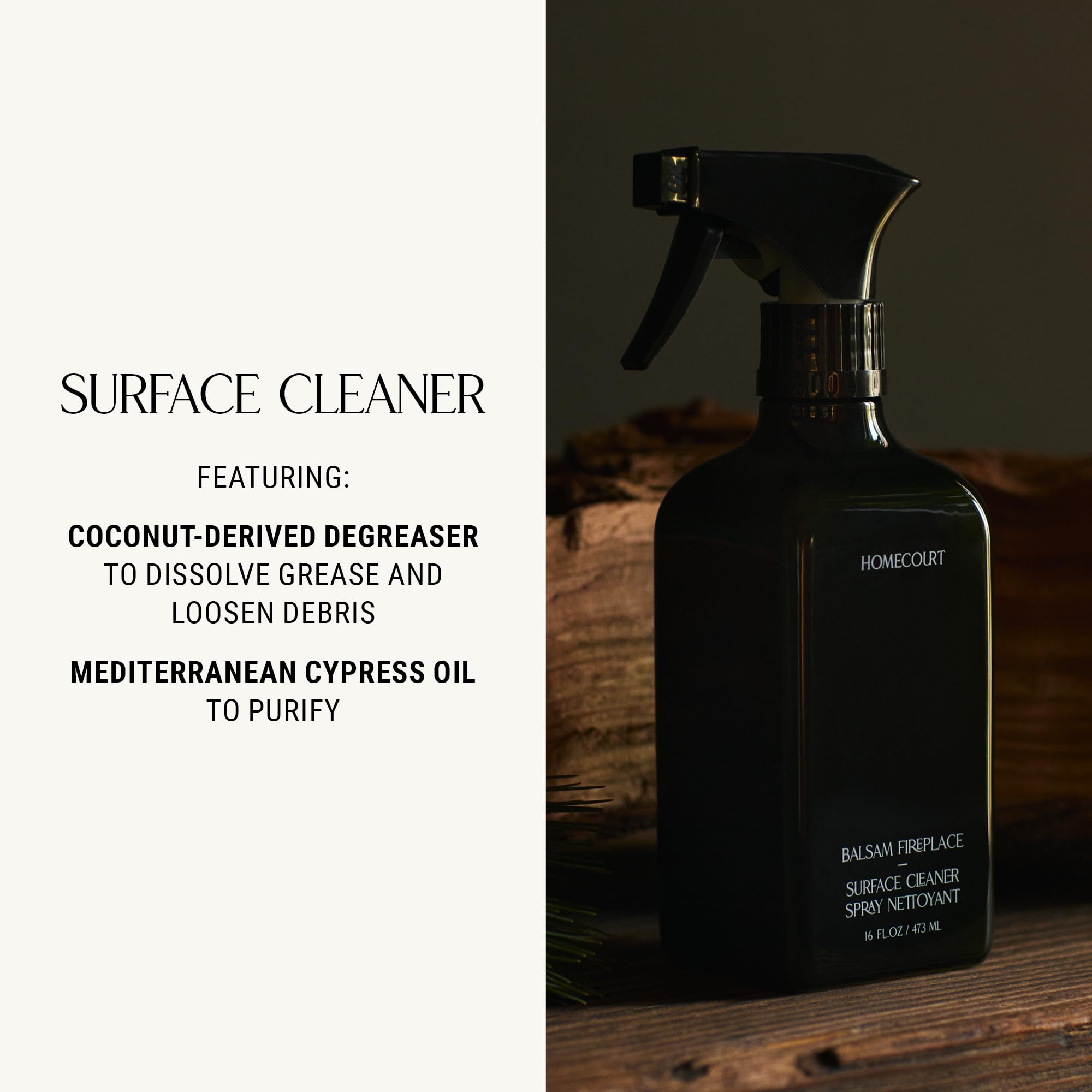 Homecourt Surface Cleaner Spray, All-Purpose, Clean Formula, 16 fl oz Cece