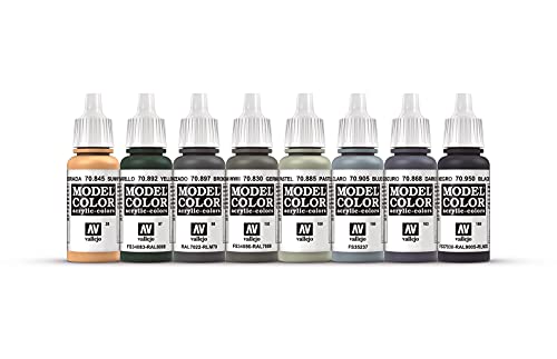 Vallejo German Field Grey Uniform Set, 17ml