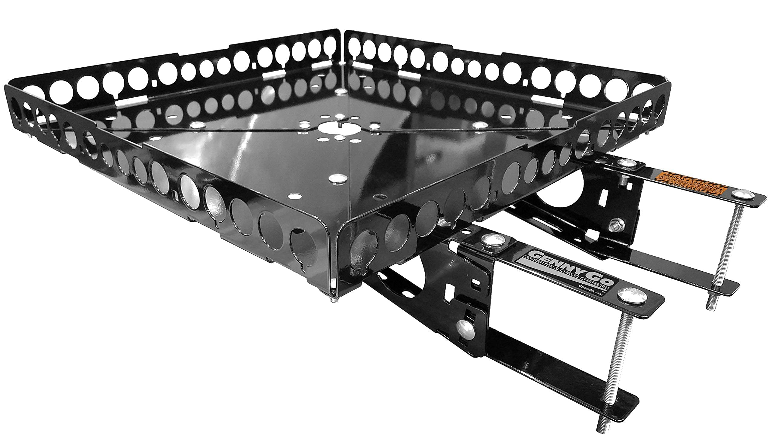 Mount-n-Lock GennyGo RevX2 RV Bumper-Mounted Generator & Cargo Carrier Tray Kit (1GGKS, Steel)