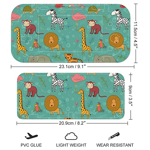 Africa Animals Pattern Cute Sticker Skin Protector Full Print Slim Cover for Switch Console and Switch Lite