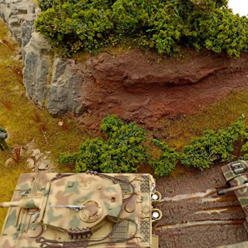DIY Miniature Shrubs Bushes Foliage Terrain Model Kit Sand Table Simulation Landscape War Gaming Terrain Decoration Railroad Scenery War Gaming Scenery