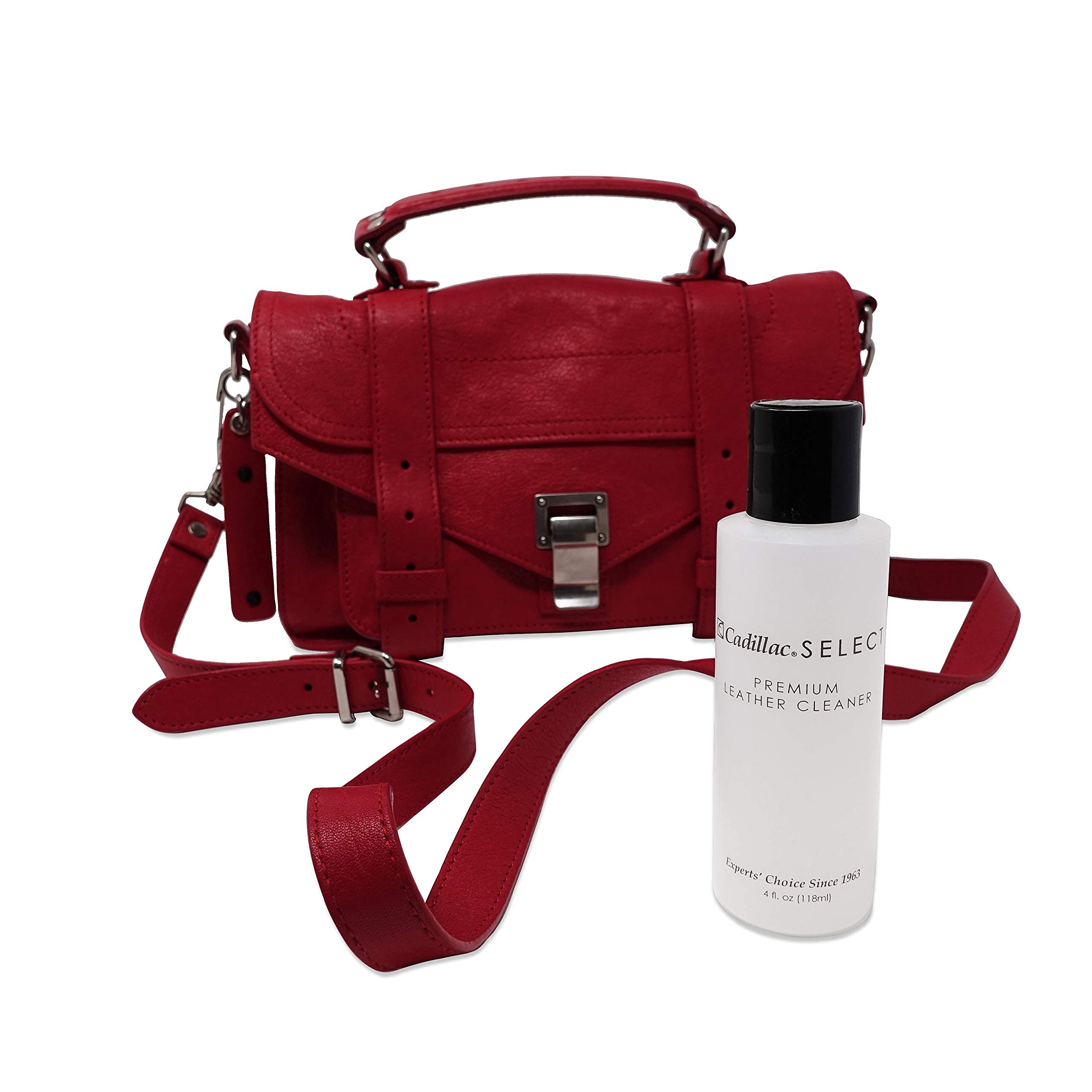 Cadillac Select Premium Leather Cleaner 4 oz - Great for Shoes, Handbags, Jackets, Gloves, Furniture & More