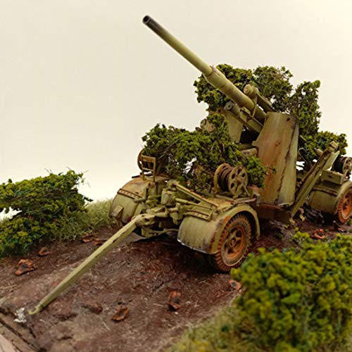 DIY Miniature Shrubs Bushes Foliage Terrain Model Kit Sand Table Simulation Landscape War Gaming Terrain Decoration Railroad Scenery War Gaming Scenery
