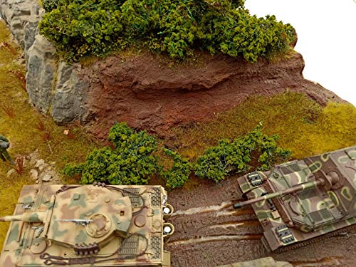 DIY Miniature Shrubs Bushes Foliage Terrain Model Kit Sand Table Simulation Landscape War Gaming Terrain Decoration Railroad Scenery War Gaming Scenery