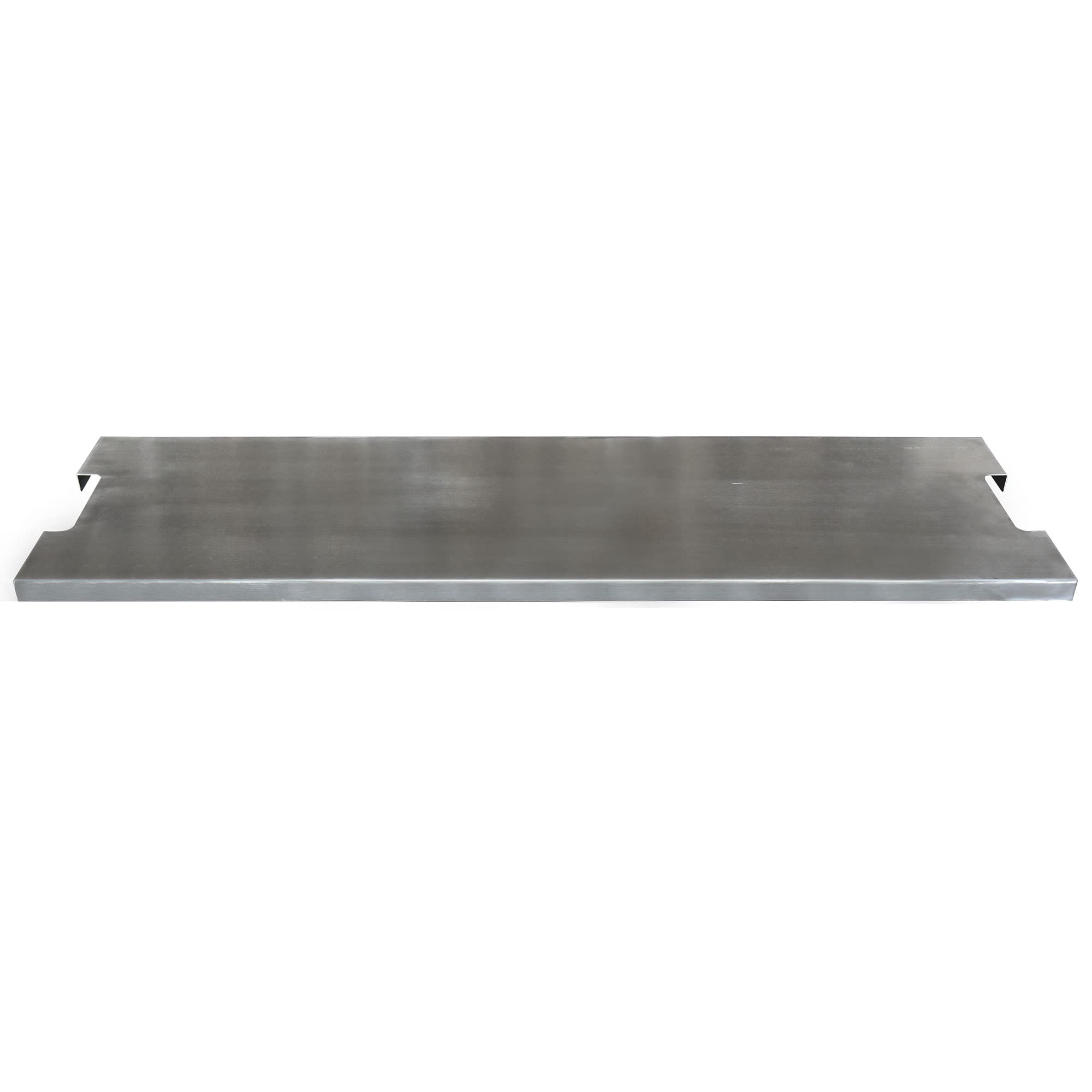 Elementi Granville 60 Inch Rectangular Concrete Natural Gas Fire Pit Table + 42 Inch Stainless Steel Fire Pit Cover + Tempered Glass Wind Screen Guard