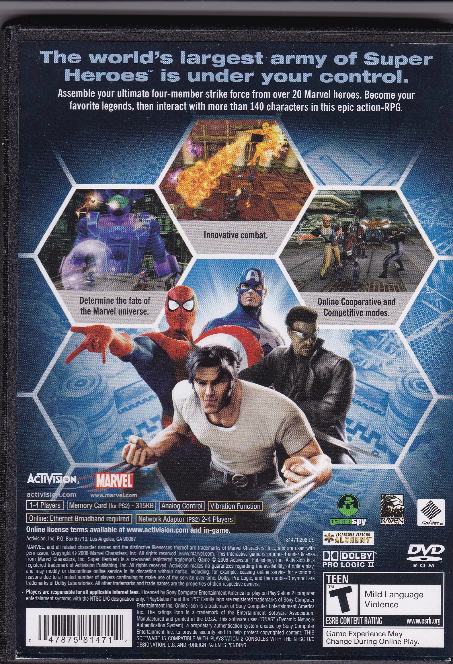 Marvel Ultimate Alliance - PlayStation 2