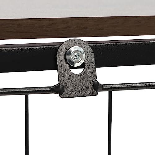 MhdunueSK Computer Desktop Bookcase,2 Tier Dorm Desk Hutch,Multipurpose Adjustable Dorm Desk Bookshelf for Home Dorm Office Supplies 29.5 * 7.9 * 38.6Inch (Black)