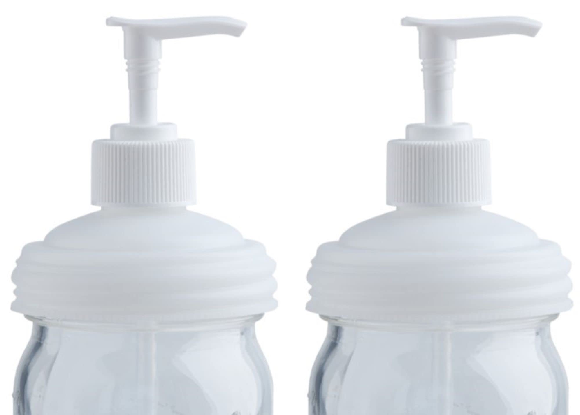 reCAP Mason Jar Pump | Regular Mouth | Made in The USA | Leak-Proof | Freezer-Proof | Natural - 2 Pack