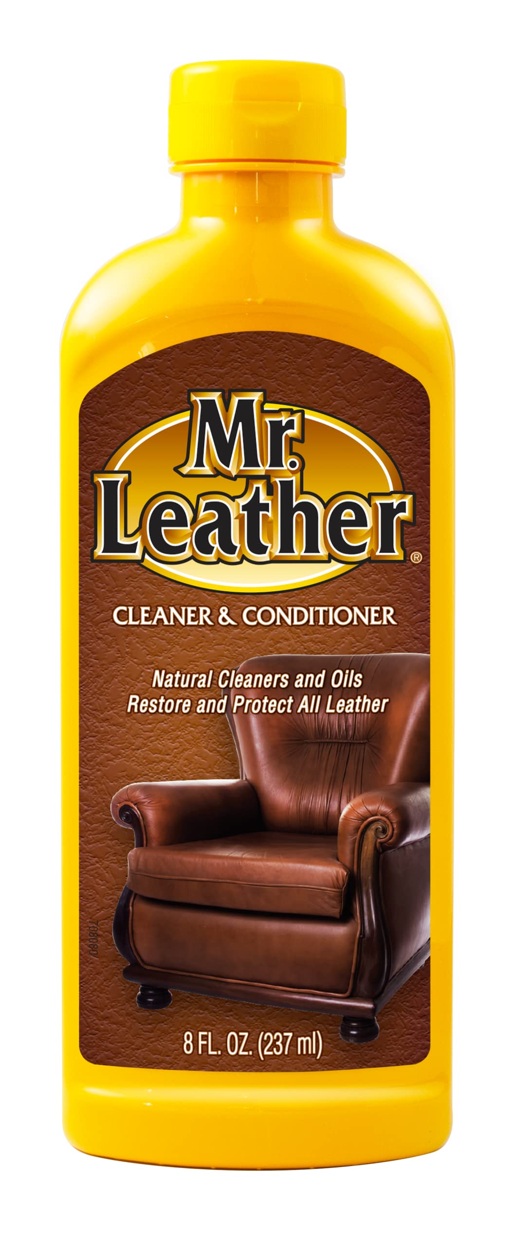 Mr. Leather Cleaner and Conditioner - Leather Conditioner to Shine & Protect â Leather Protector Liquid â Use as Sofa Cleaner, Boot Cleaner, or Furniture Cleaner (8 oz)
