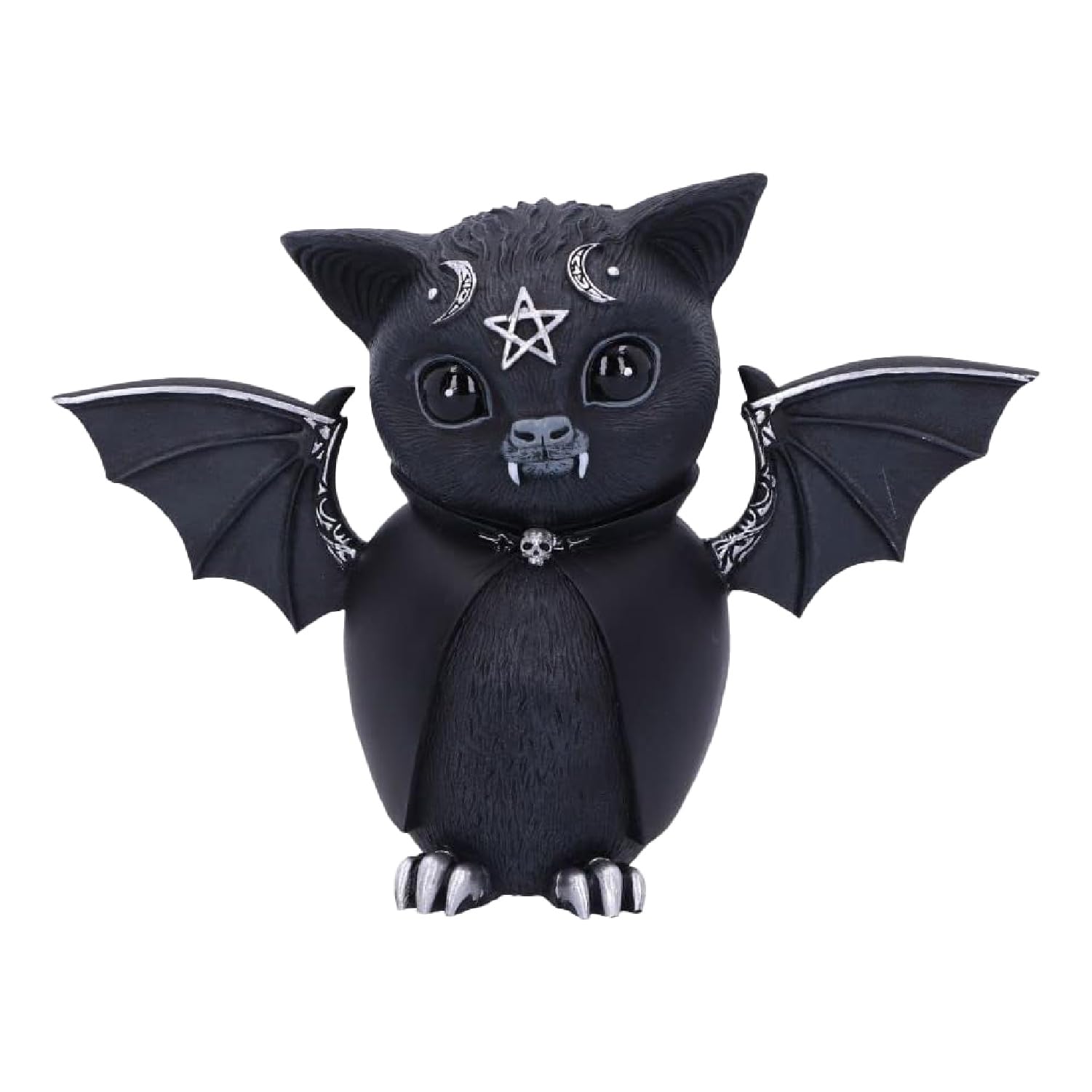 Nemesis Now Figurine Decor, Detailed Hand-Painted Polyresin, Black - Beelzebat Gothic Satanic Bat