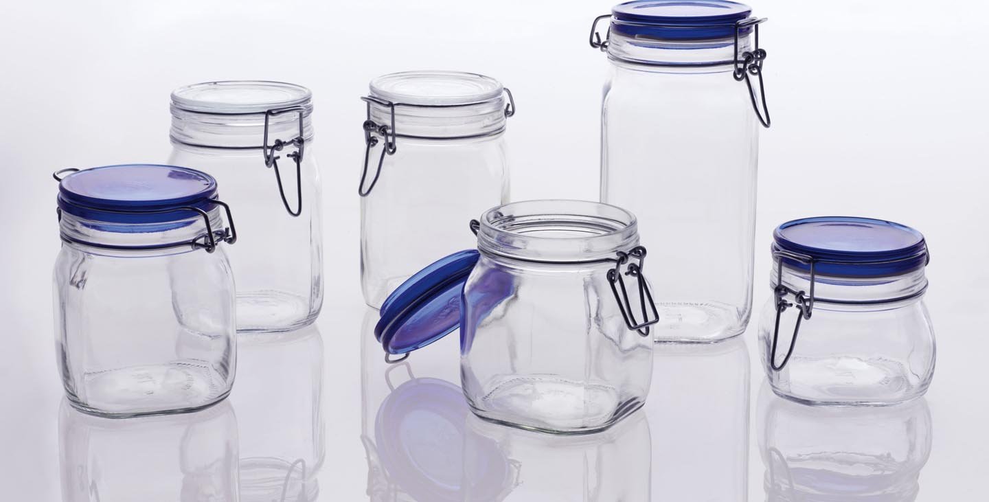 Bormioli Rocco Fido Clear Jar, 25-1/4-Ounce