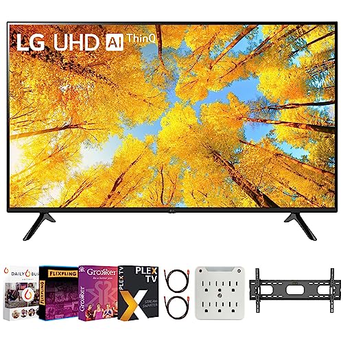 LG UQ7590PUD 65 inch HDR 4K UHD Smart TV with Movies Streaming Pack