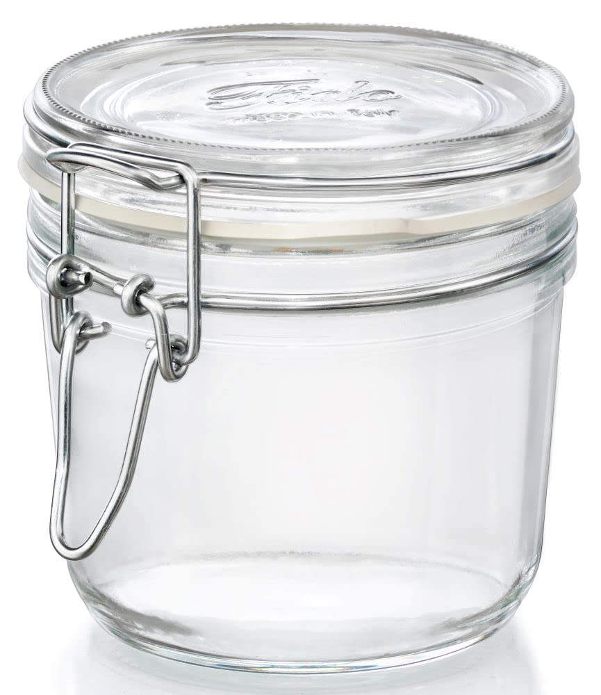 Bormioli Rocco Fido Cylinder Collection - Fido Jar - 0.35L (11.75 oz.) - Clear