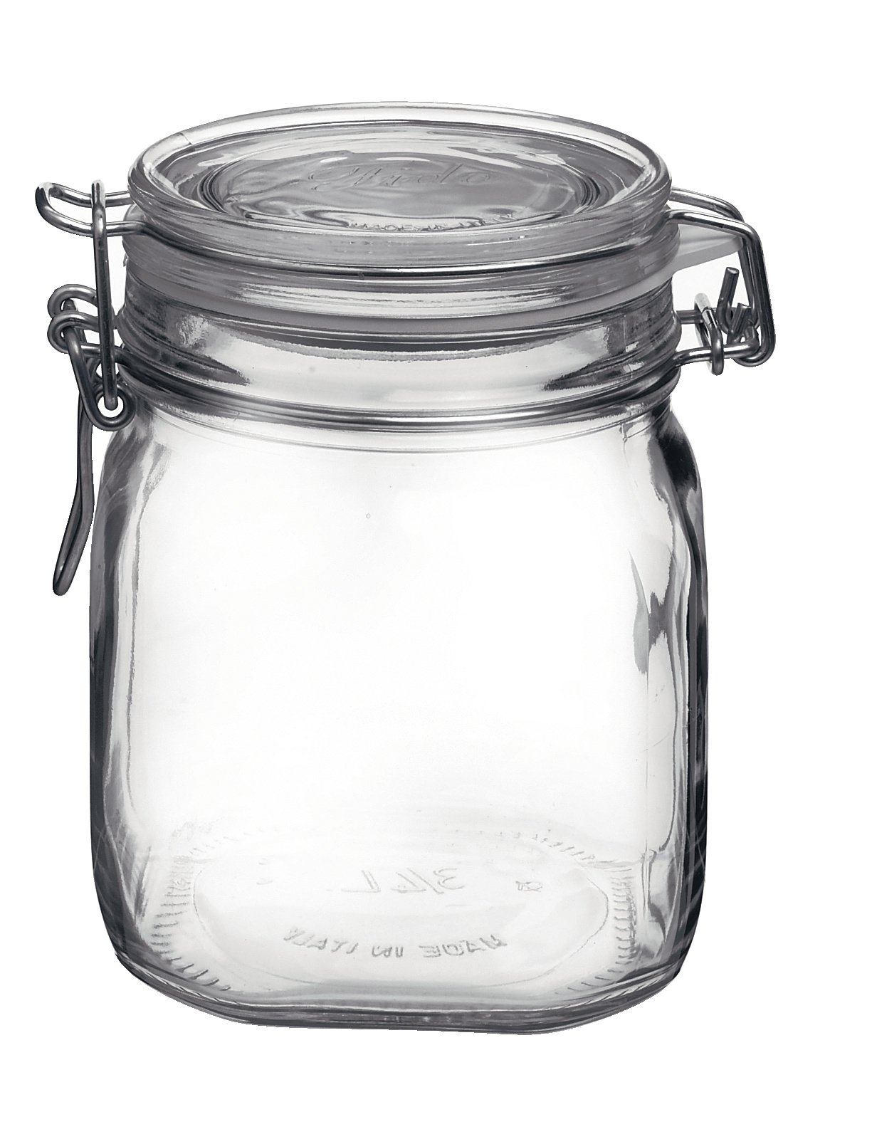Bormioli Rocco Fido Clear Jar, 25-1/4-Ounce