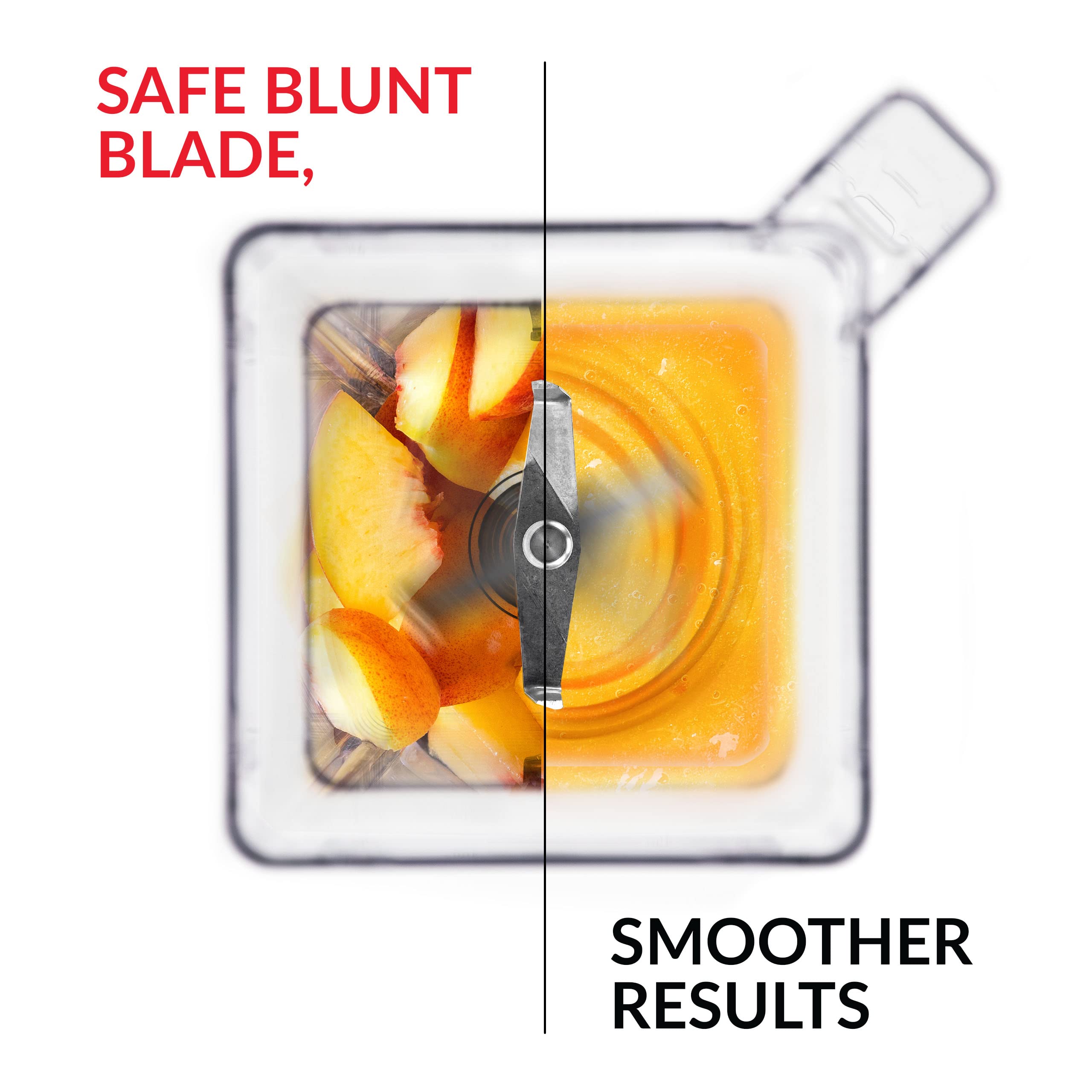 Blendtec 37 oz Twister Jar Commercial Grade, Spectacula Spatula and Mini Gripper Lid - Replacement Blender Jar Set for Shakes, Smoothies, and Thick Blends - 16 oz Blending Capacity