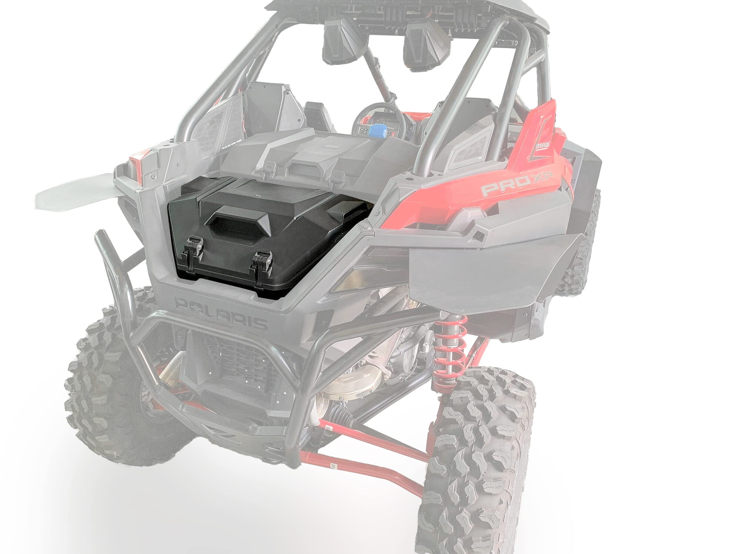 UTV Rear Cargo Box for RZR PRO,CPOWACE Waterproof 42QT/73QT Rear Cargo Storage Box Compatible with Polaris RZR Turbo R/PRO XP 4 LE 2020-2022