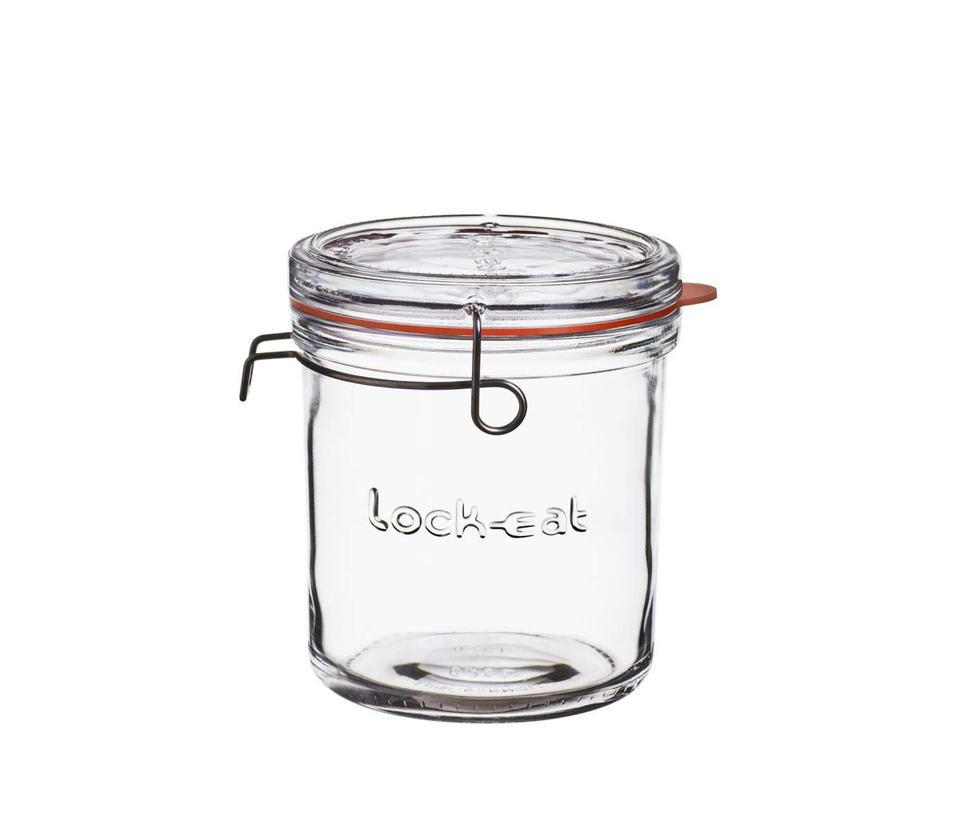Luigi Bormioli Lock-Eat 25.25 oz XL Food Jar, 1 Piece, Clear
