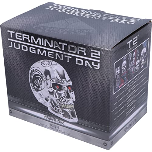 Terminator Nemesis Now T- Box 18cm Silver, Resin