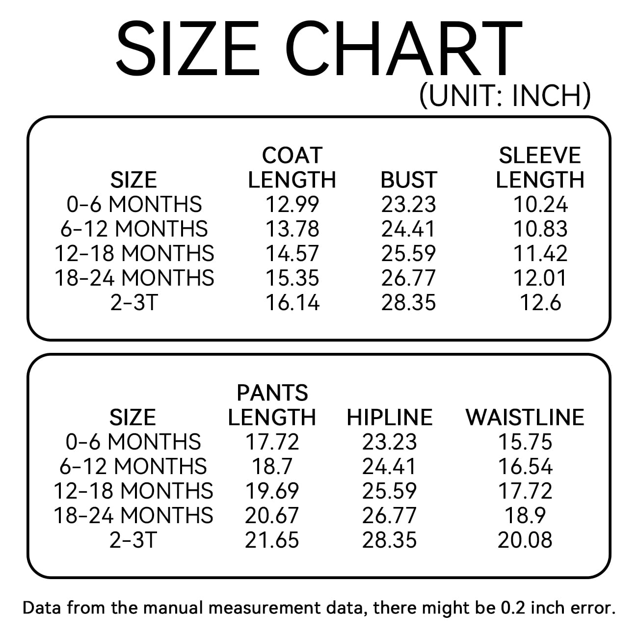 AIMISYOU Infant Fleece Jacket 6-9 9-12 Months Boy Clothes Baby Suit Winter Coat and Pants