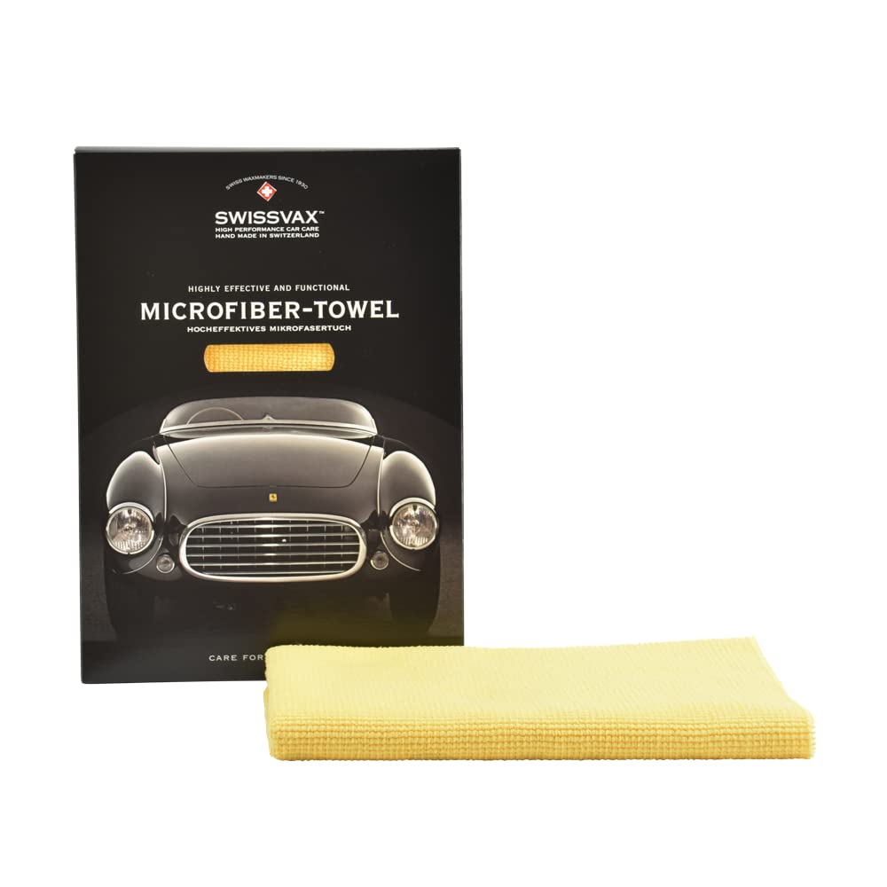 SWISSVAX Leather Care KIT, Interior Leather Cleaner, Cleaning Brush, Microfiber Towel and Leather Milk