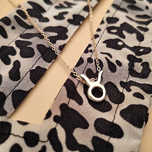 Zodiac Taurus Necklace Gift for Women - Gold Taurus Constellation Horoscope Necklace