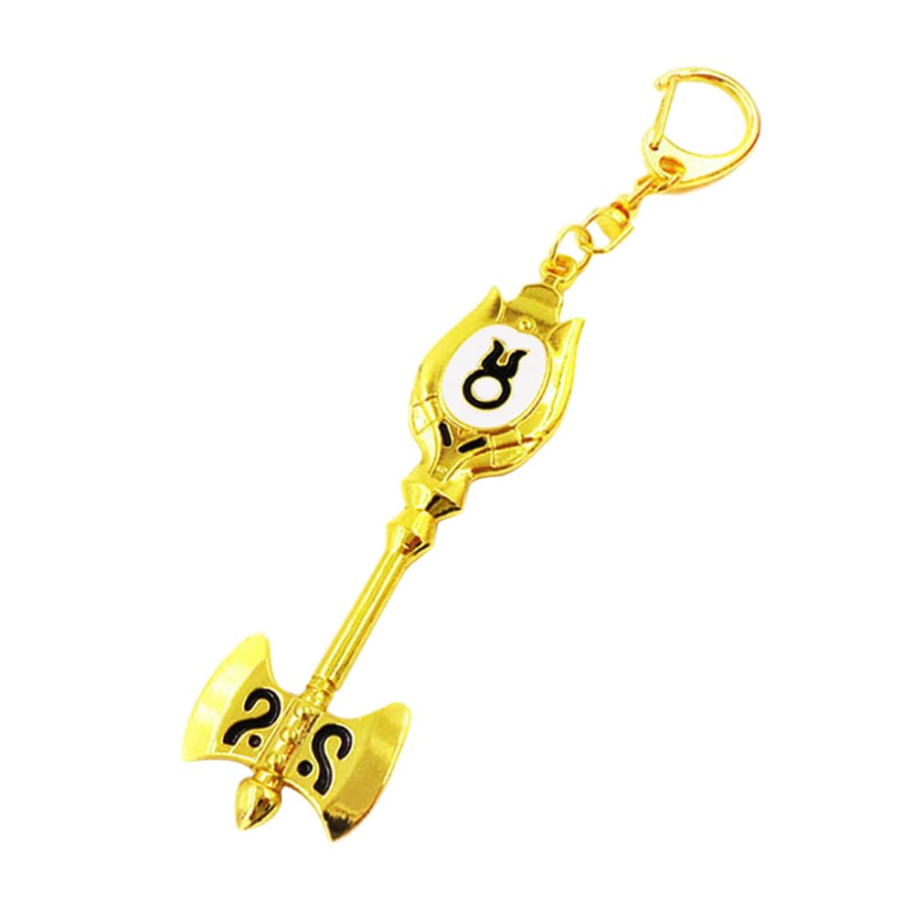 Salome Idea Role play Fairy Tail Key, Lucy Heart Keychain Zodiac Sign (Taurus)