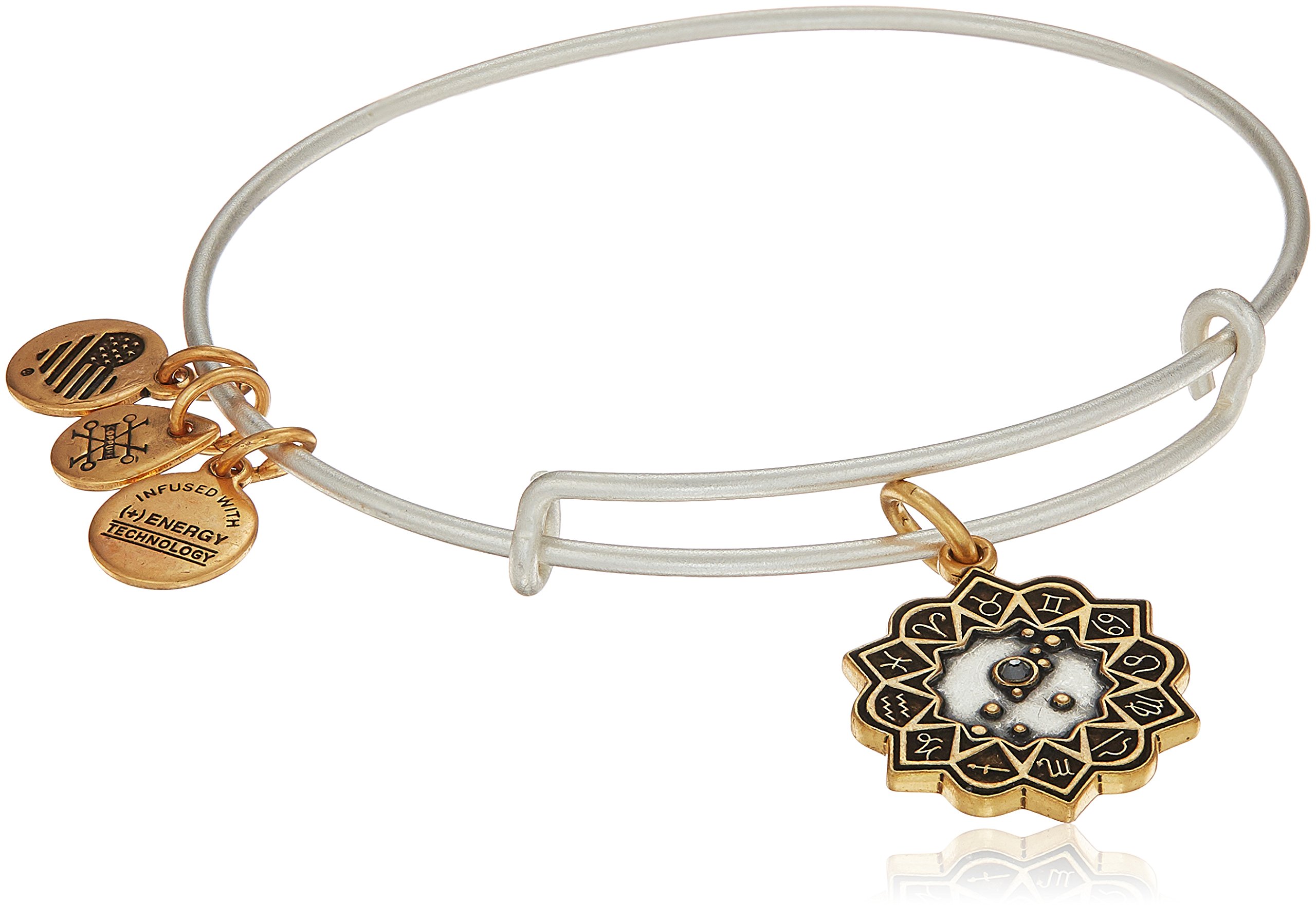 Alex and Ani Women's Taurus Two Tone Bangle Bracelet