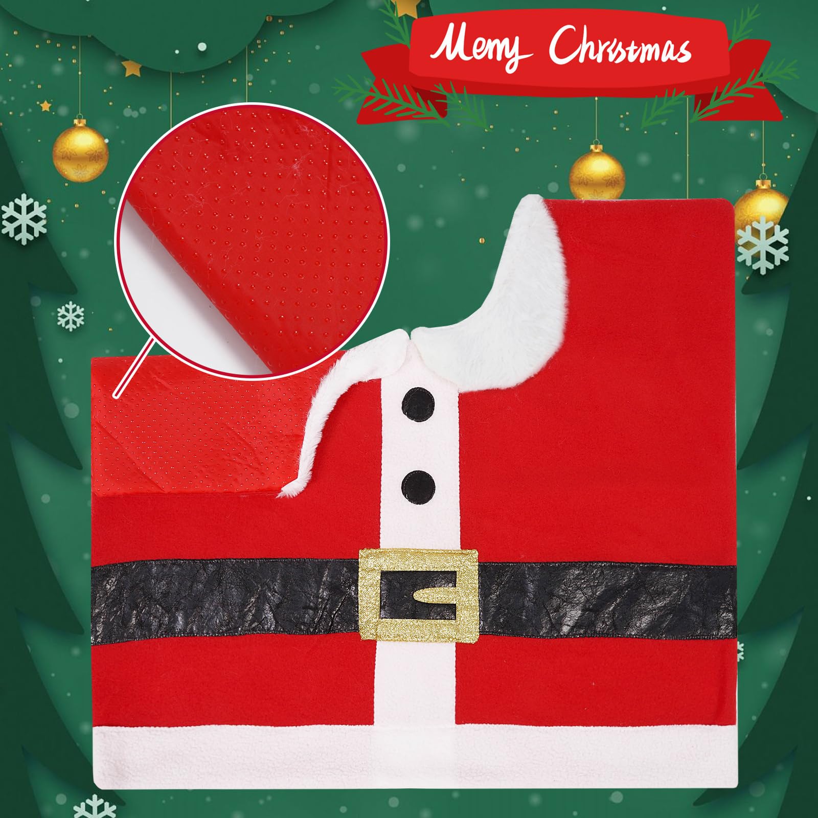 Christmas Bathroom Accessories Set Toilet Cover Rugs Tank Cover Paper Box Cover Create A Merry for Holidays Paper Box Cover