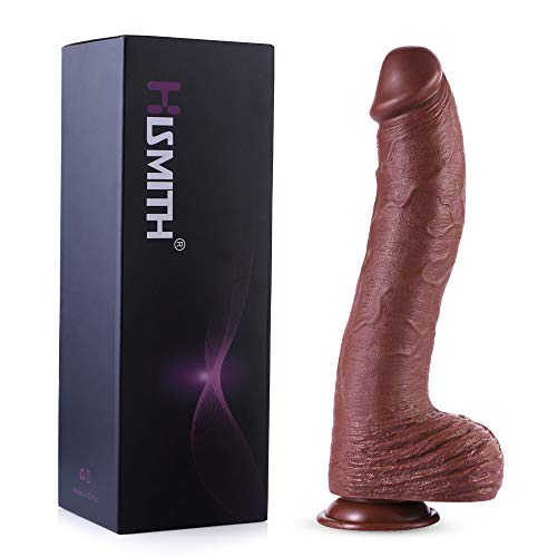 Realistic Dildo,12.2 Inch Huge Dildo with Strong Suction Cup Big Dildo