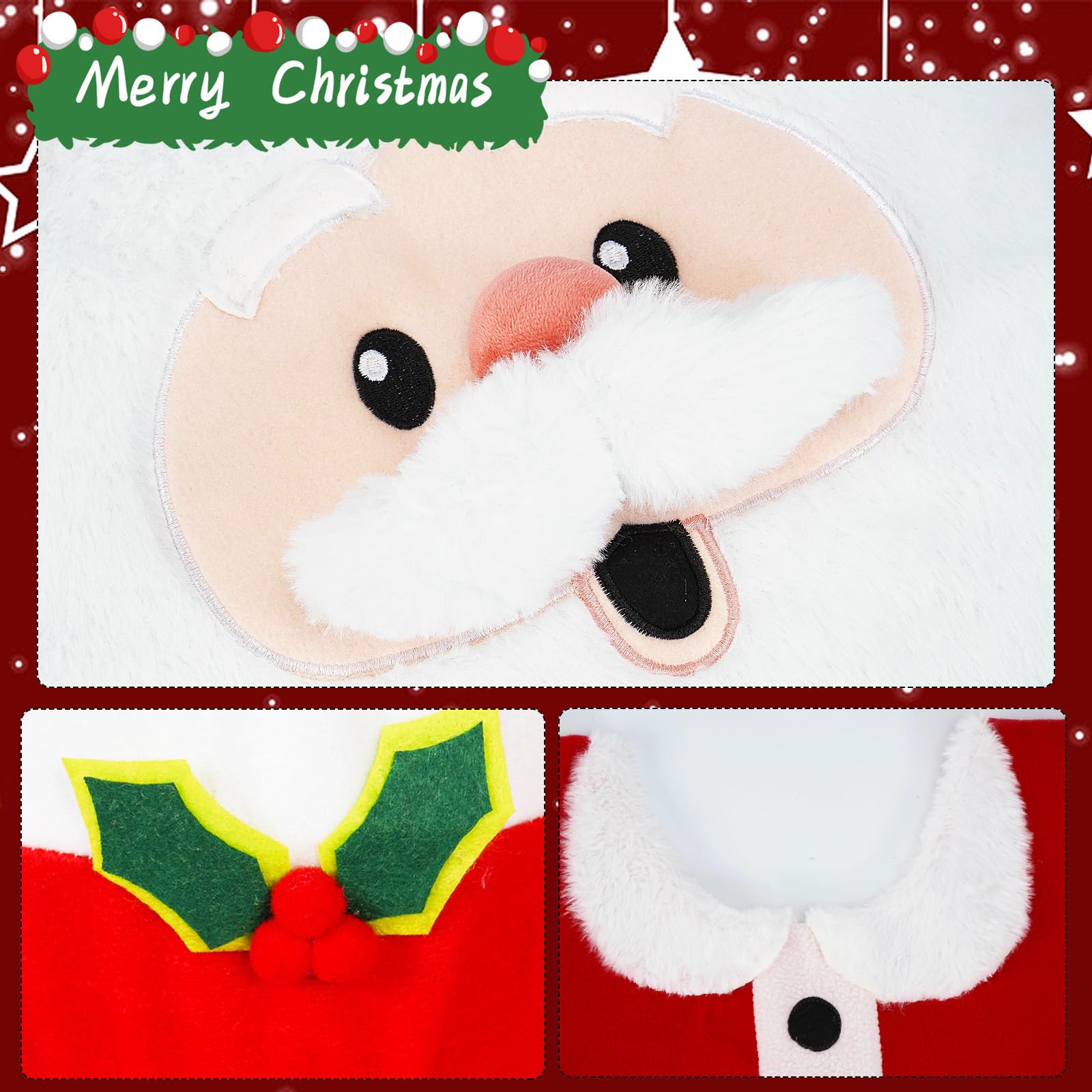 Christmas Bathroom Accessories Set Toilet Cover Rugs Tank Cover Paper Box Cover Create A Merry for Holidays Paper Box Cover