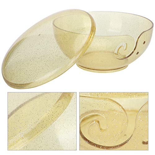 Home Yarn Bowl, 19X19X10Cm Yarn Bowl, Easy to Store Convenient to Use for Household Use Wool Storage