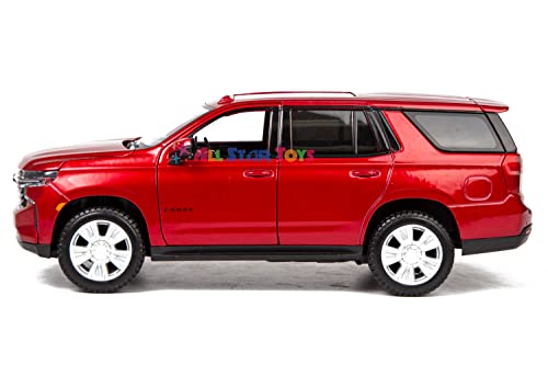 Maisto 2022 Chevy Tahoe 1:26 Scale Diecast Model 31533 (Red)